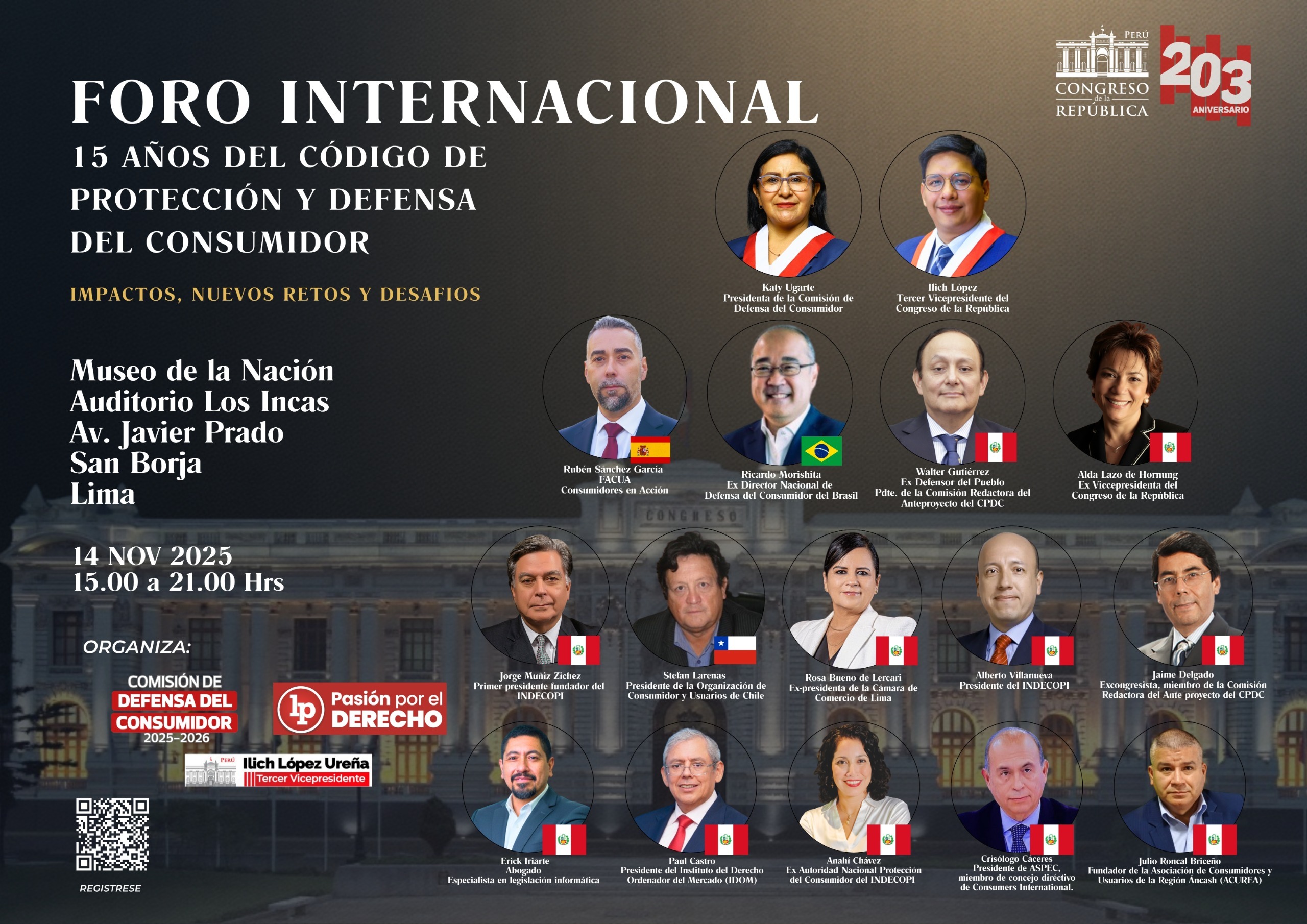 Foro Internacional por los 15 años del Código de Protección y Defensa ...